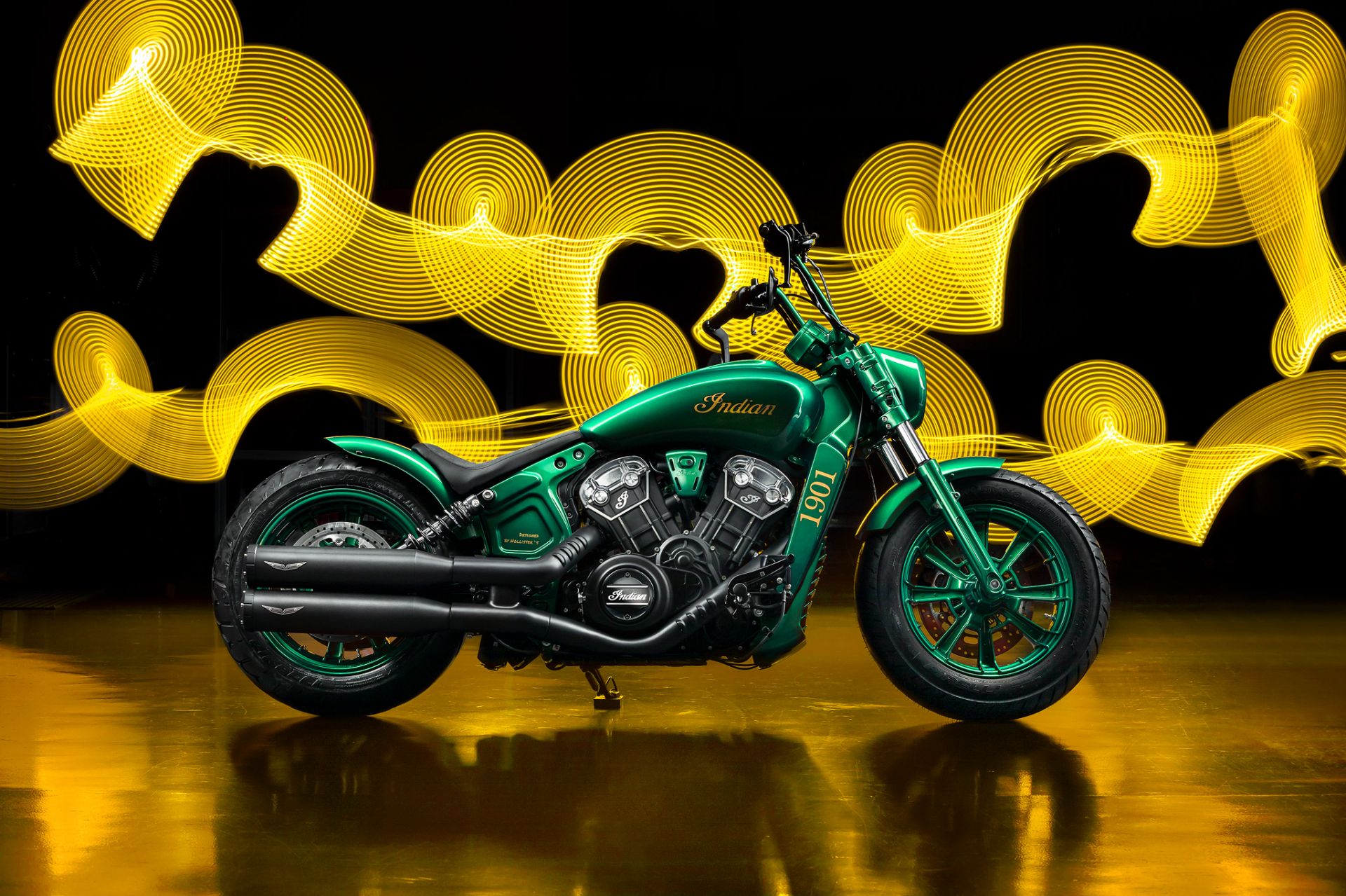 Scout Bobber Dragon Custom - Hollister's MotorCycles